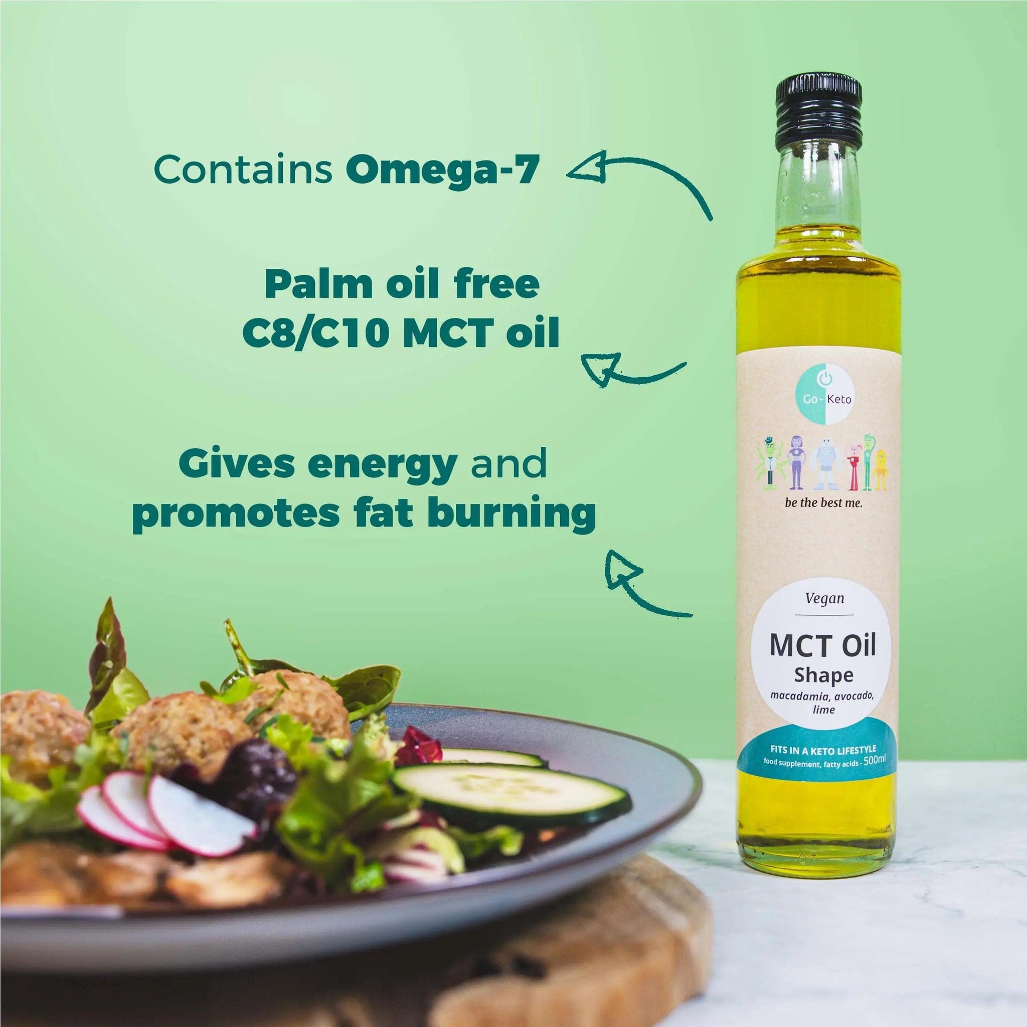 MCT Olie ShapeLemon Macadamia Avocado – KetoFitShop